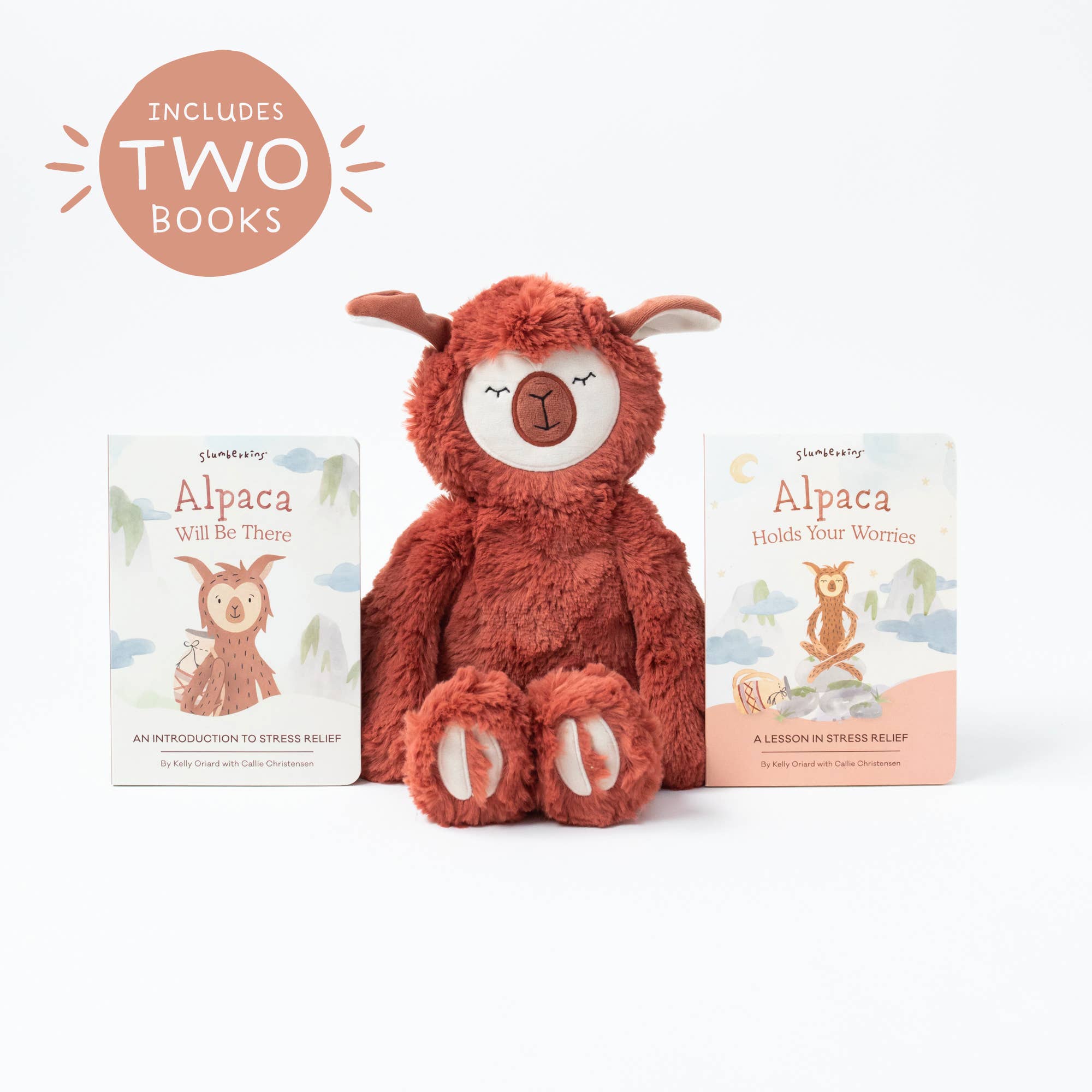 Slumberkins - Alpaca's Stress Relief Plush Set - with 2 books! – Inland ...